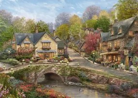 SCHMIDT Puzzle Léto v Cobblestone village / 2000 dílků / od 14 let