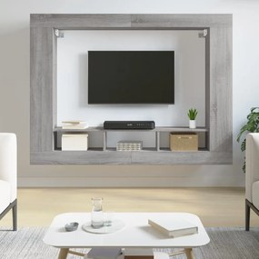 vidaXL TV skříňka šedá sonoma 152 x 22 x 113 cm kompozitní dřevo