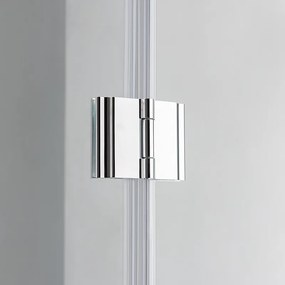 BPS-koupelny Čtvrtkruhový sprchový kout KZ92 90x90 chrom/transparent - bez vaničky