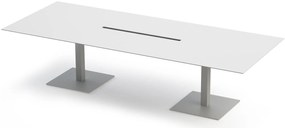 PEDRALI - Stůl PLANO 2 s kabelovou lištou - DS
