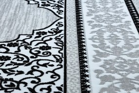 Dywany Łuszczów Kusový koberec Gloss 8490 52 Ornament ivory/grey - 140x190 cm