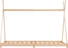 Rám dětské postele masivní borovice 70 x 140 cm 283355