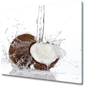 Skleněná krájecí deska kokosový ořech