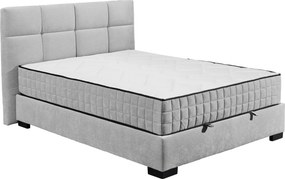 XXXLutz AMERICKÁ POSTEL, 140/200 cm, světle šedá MID.YOU - Postele s úložným prostorem - 002220053406