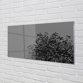 akrylový obraz Poznámky 140x70 cm