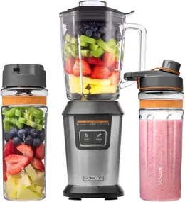 SENCOR SBL 7550SS šedá / smoothie mixér / 800W / 2x 600ml