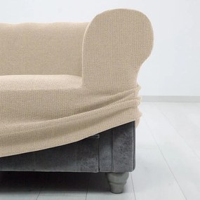 Super strečové potahy HARMONIA smetanová křeslo (š. 70 - 110 cm)