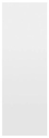 vidaXL Knihovna/příborník bílá vysoký lesk 66x30x98 cm dřevotříska