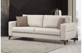 Hanah Home Třímístná pohovka KRISTAL béžová