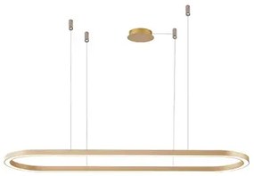 Designový lustr Elena 120 zlatá