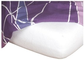 DADKA Froté prostěradlo bílé Rozměr 100x200x20