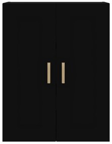 Petromila Nástěnná skříňka černá 69,5 x 32,5 x 90 cm kompozitní dřevo