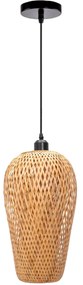 Toolight - Závěsná stropní lampa Boho - přírodní - APP986-1CP