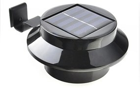 Solární lampa, 2 ks - černá