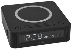 Tfa 60.2030.01 - digitální budík s možností bezdrátového nabíjení easy-charge wireless