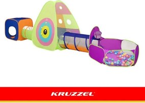 Dětský stan 5 v 1 s tunely KRUZZEL 27684