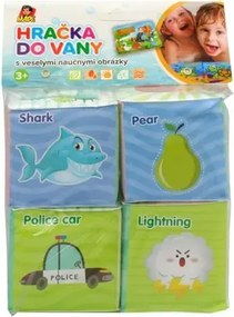 Pěnové kostky do vody / Hračka do vany / 7 × 7 × 7 cm / od 3 let