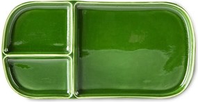 Set 2ks zelený keramický tácek The Emeralds - 27*14*2cm
