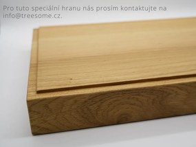 Masivní Jídelní Stůl Deska Dub Rozměry desky: 140	x 100 cm