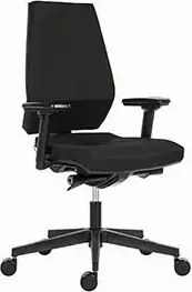 Powerton Sima černá / Kancelářské ergonomické křeslo / nosnost 130 kg