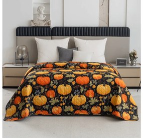 Přehoz na postel ORANGE PUMPKINS, barevný Rozměr: 170 x 210 cm