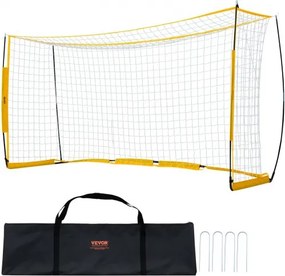 Přenosná fotbalová branka 3,66 × 1,83 m Dětská fotbalová síť Taška na trénink