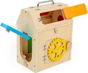 Bigjigs Toys Activity board Domeček / od 12 měsíců