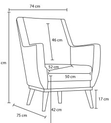 Křeslo NUPI antracit