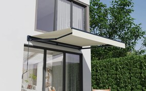 Elektrická markýza s LED osvětlením BestBerg BBSU-EL295BG / 295 x 250 cm / béžová