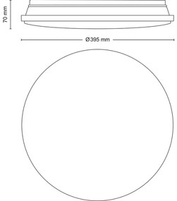 Philips - LED Stmívatelné stropní svítidlo WINCEL LED/24W/230V 2700-6500K + DO