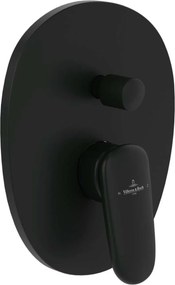 Villeroy & Boch Antao - Baterie pod omítku, pro 2 spotřebiče, matná černá TVT111001000K5