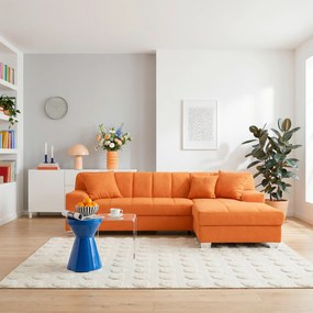 XXXLutz ROHOVÁ SEDAČKA, textil, oranžová MID.YOU - Sedací soupravy - 001776008303