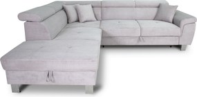 XXXLutz ROHOVÁ SEDAČKA, textil, světle šedá Xora - Sedací soupravy - 002991004401