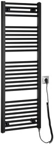 Aqualine - Topné těleso 45x132 cm, 400 W, matná černá ILE34TB