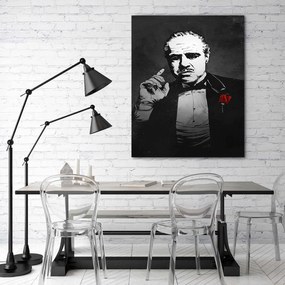 Gario Obraz na plátně Kmotr, Vito Corleone portrét - Nikita Abakumov Rozměry: 40 x 60 cm