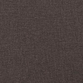 Masážní křeslo tmavě hnědé textil 339097