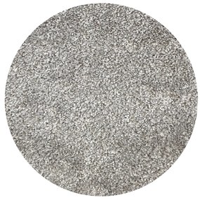 Vopi koberce Kruhový koberec Apollo Soft šedý - 133x133 (průměr) kruh cm