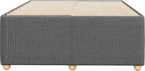 Rám postele bez matrace tmavě šedá 120 x 200 cm textil 3284929