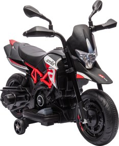 AIYAPLAY dětská elektrická motorka Aprilia 6 V, červená