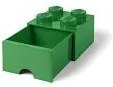 LEGO úložný box 4 s šuplíkem Modrá