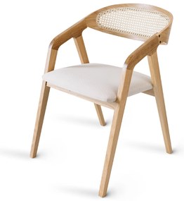 Murdia Jídelní židle FRAME CANE dub přírodní