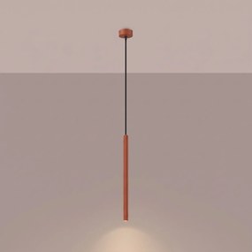 Sollux Lighting Závěsné svítidlo ARCHE 1 okrově červené