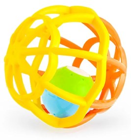 Interaktivní svítící a hrající chrastítko Balónek Baby Mix žluté Barva: Žlutá
