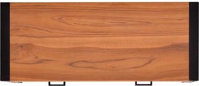 Psací stůl se 2 zásuvkami 100 x 40 x 75 cm teakové dřevo 325268