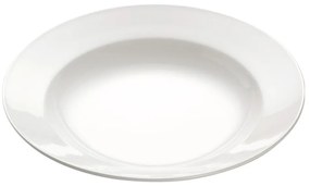 Bílý porcelánový talíř na těstoviny Maxwell & Williams Basic Bistro, ø 28 cm