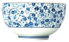 Made in Japan (MIJ) Blue Daisy Miska 13 cm, 400 ml