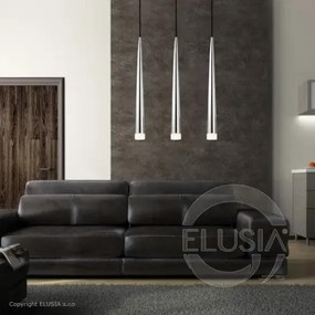 Minimalistické svítidlo Stylo 3 chrom