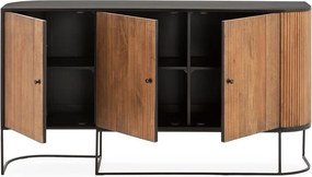 Komoda z mangového dřeva v přírodní barvě 165x90x40 cm Curve – MOME