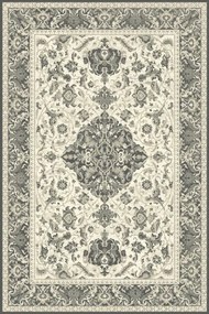 Kusový koberec vlněný Agnella Isfahan Sefora Len Šedý Rozměr: 240x340 cm