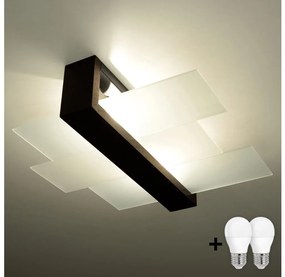 Brilagi | Brilagi -  LED Stropní svítidlo HERA 2xE27/7,5W/230V wenge | BG0546